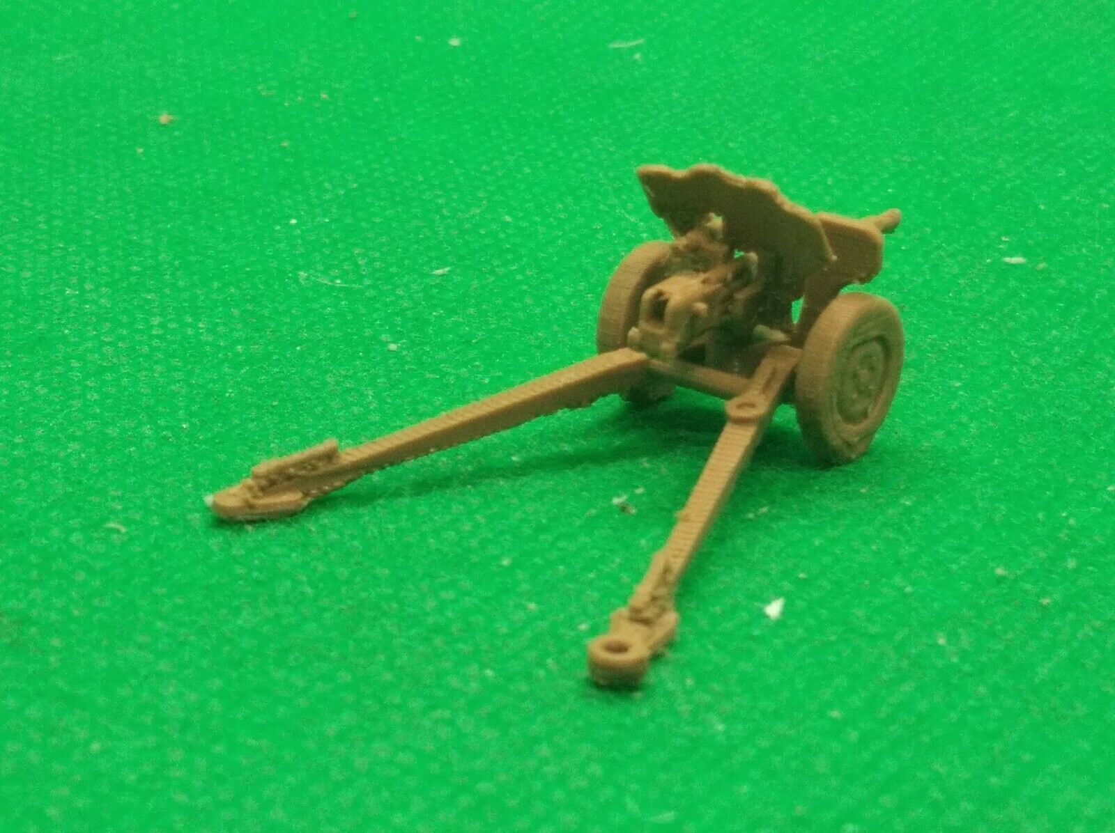 1/72 scale - 4 x French 25 mm Hotchkiss anti-tank gun, World War Two ...