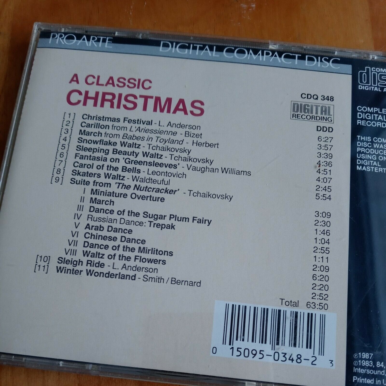 A Classic Christmas - Music CD - Various Pro Arts-RARE VINTAGE-SHIPS N ...