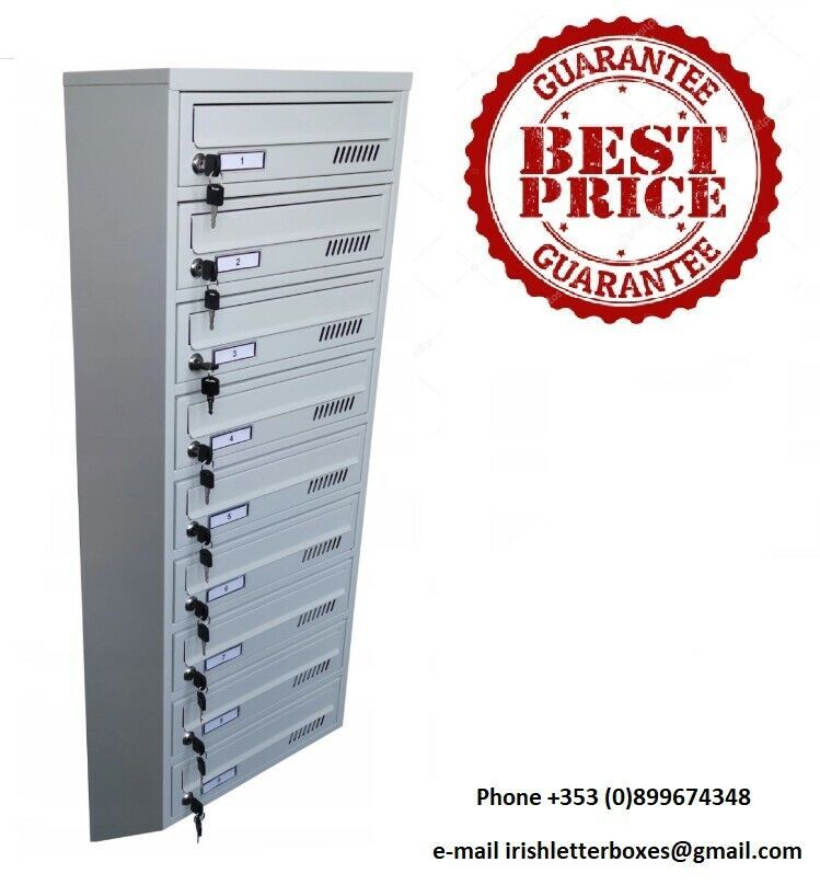 Enigma 9 Wall Mounted Indoor Mailboxes for Multi Occupancy Apartments ...