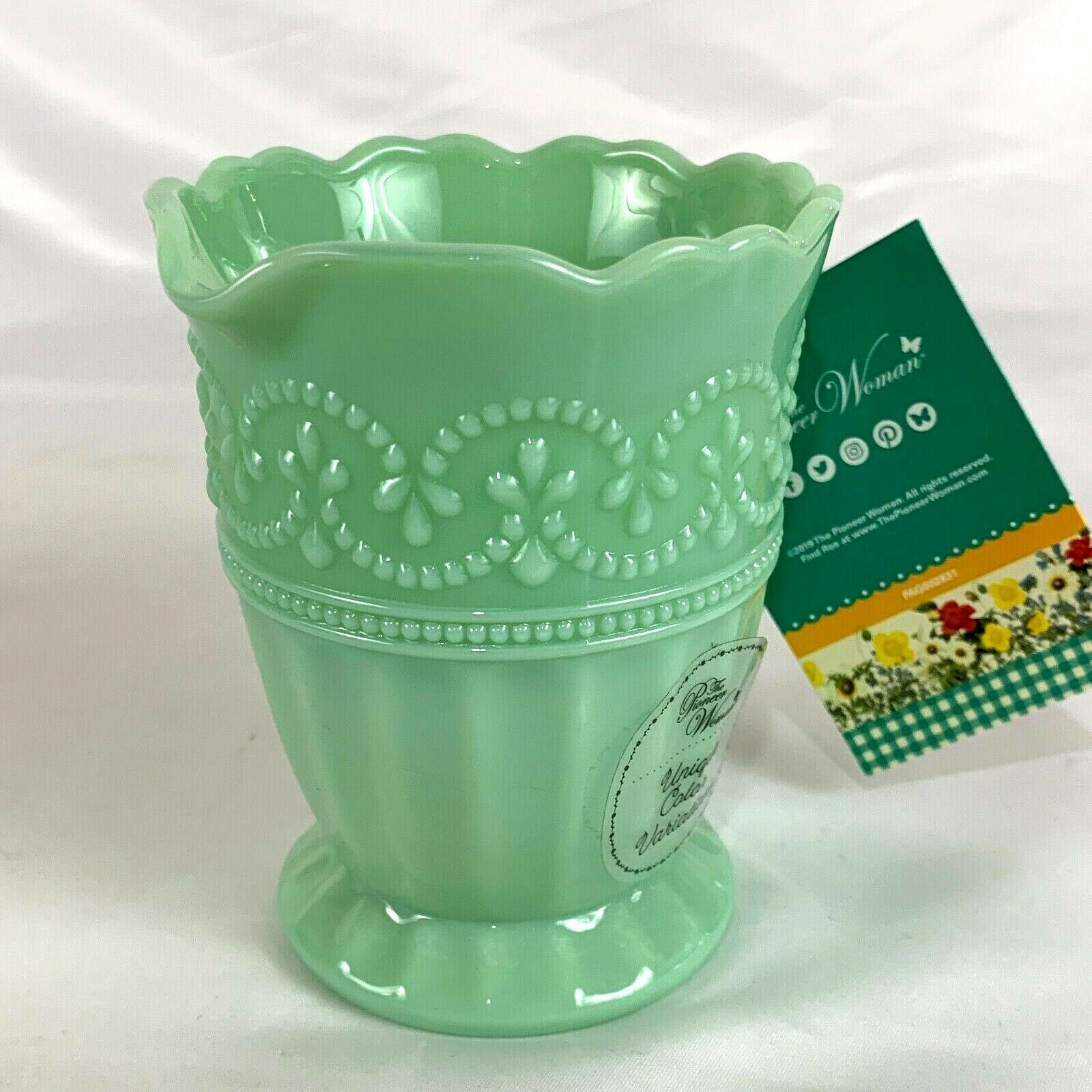 The Pioneer Woman Creamer Pitcher Timeless Beauty Jade Green 4.25 in ...