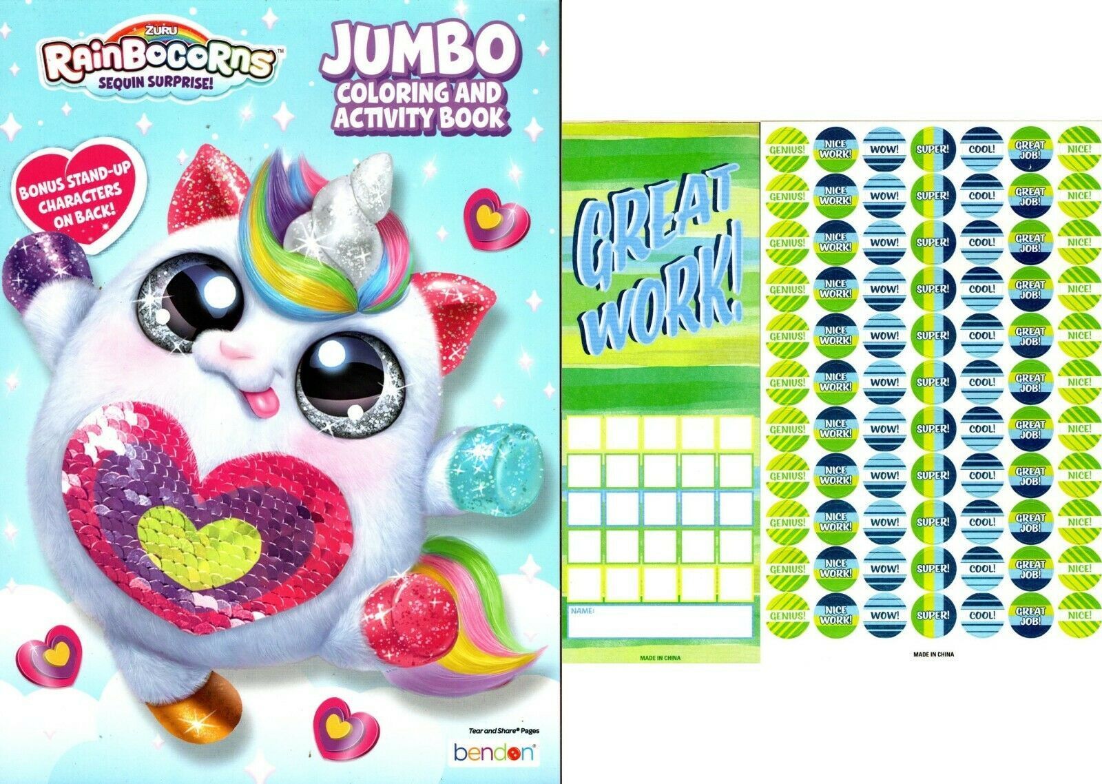 Zuru - Jumbo Coloring & Activity Books + Award Stickers and Charts ...
