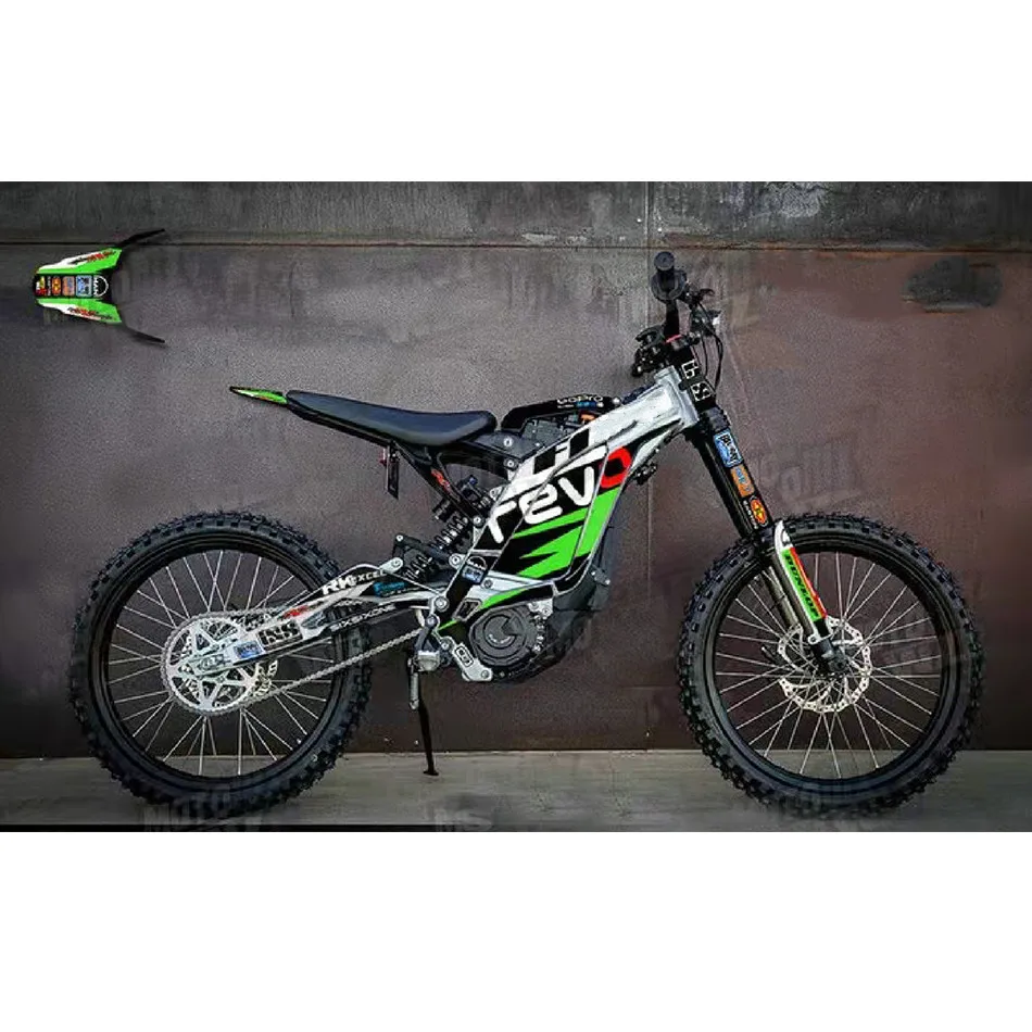 Off-road electric motorcycle SURRON GRAPHICS Decal Sticker Background ...