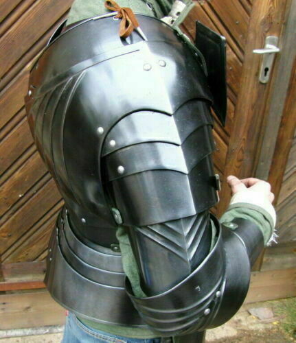 Medieval Knight Gothic Half Armor Suit Handcrafted metal wearable Chest ...