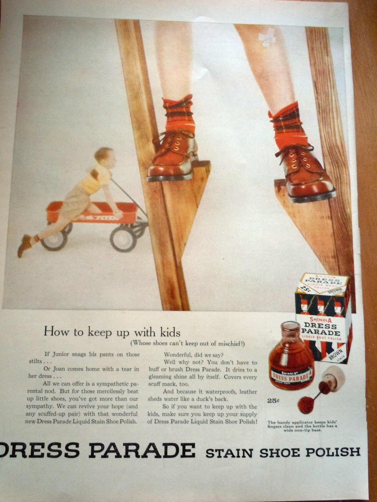 Shinola Dress Parade Liquid Boot Polish Magazine Advertising Print Ad ...