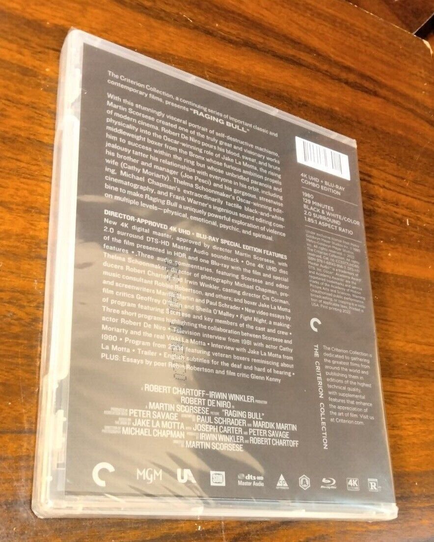 Raging Bull (The Criterion Collection) (4K and similar items