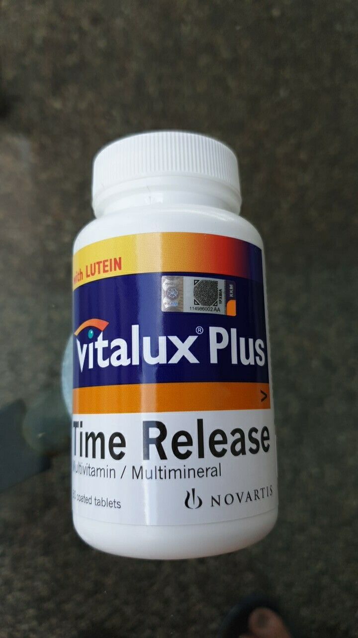 4 X Vitalux Plus Time Release Multivitamin & Minerals (30's) Optimal ...