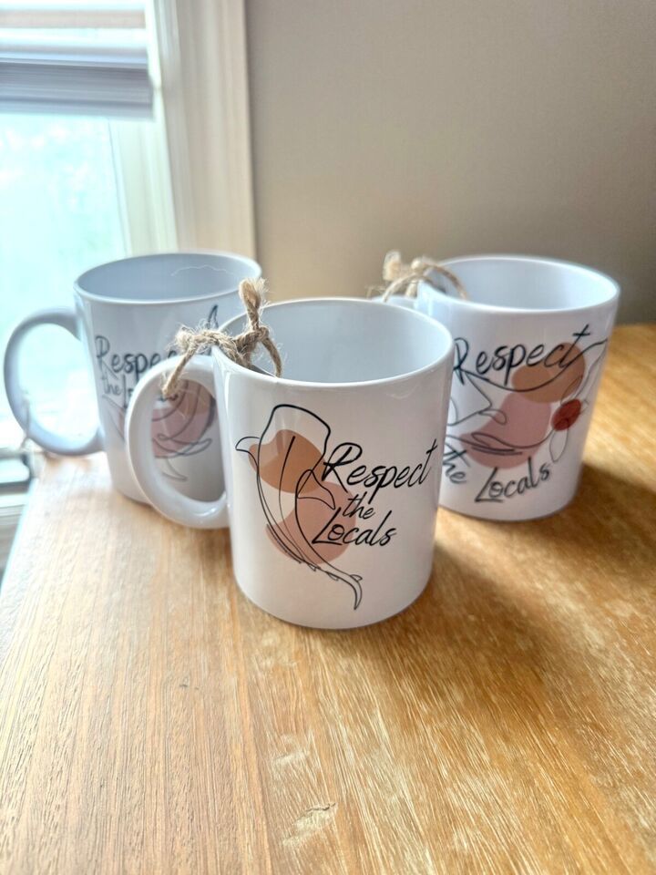 Respect the Locals Whale Shark, Humpback, and Orca Mug set of 3 - Mugs