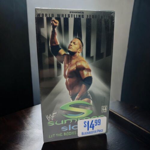 WWE WWF Summerslam 2001 Brand New Wrestling VHS The Rock Stone Cold ...