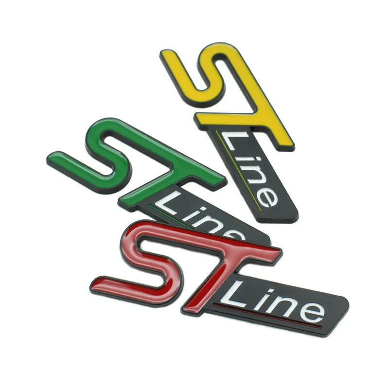 3D Car Front Grill Trunk Metal Logo ST Line Emblem For Ford Kuga MK3 ...