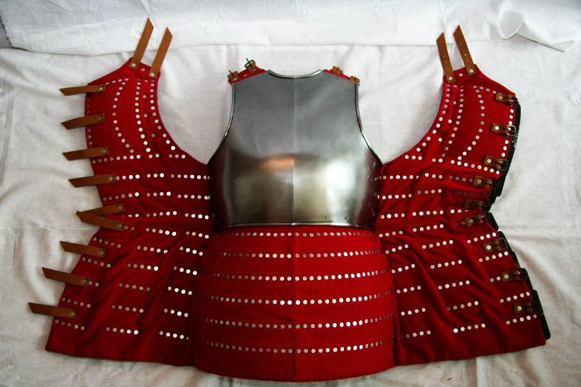 NauticalMart Medieval Knight Red Brigantine With Breastplate Armor ...