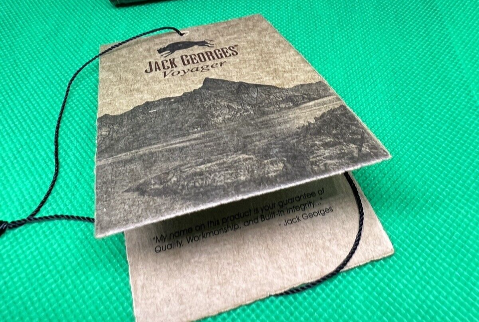 New Jack Georges Voyager Wallet Dark Brown Hand-Stained Genuine Leather ...