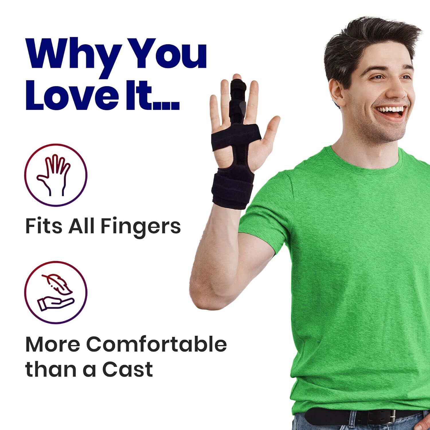 Trigger Finger Splint Middle Finger Brace Middle Finger Splint For ...