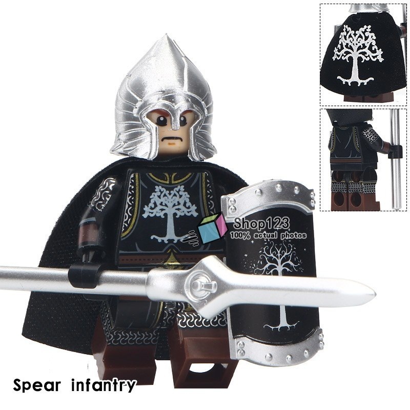1pcs Gondorian Soldier Spear infantry The Lord of the Rings Minifigure ...