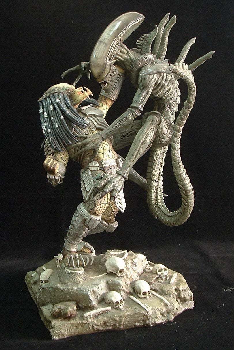 Predator vs Alien 1/6 DIY Resin Model Kit Figure Sculpture - Figures