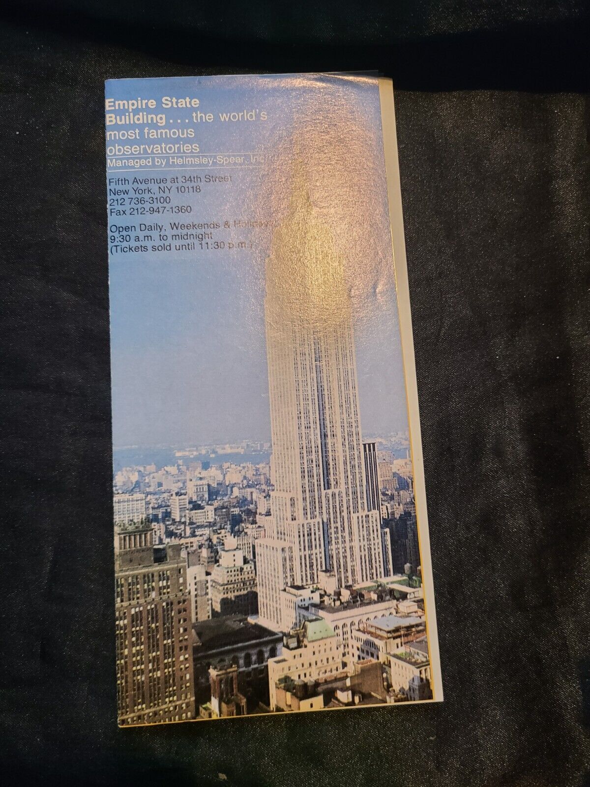Empire State Building...The Worlds Most Famous Observatories...Brochure ... Empire State Building...The Worlds Most Famous Observatories...Brochure ...