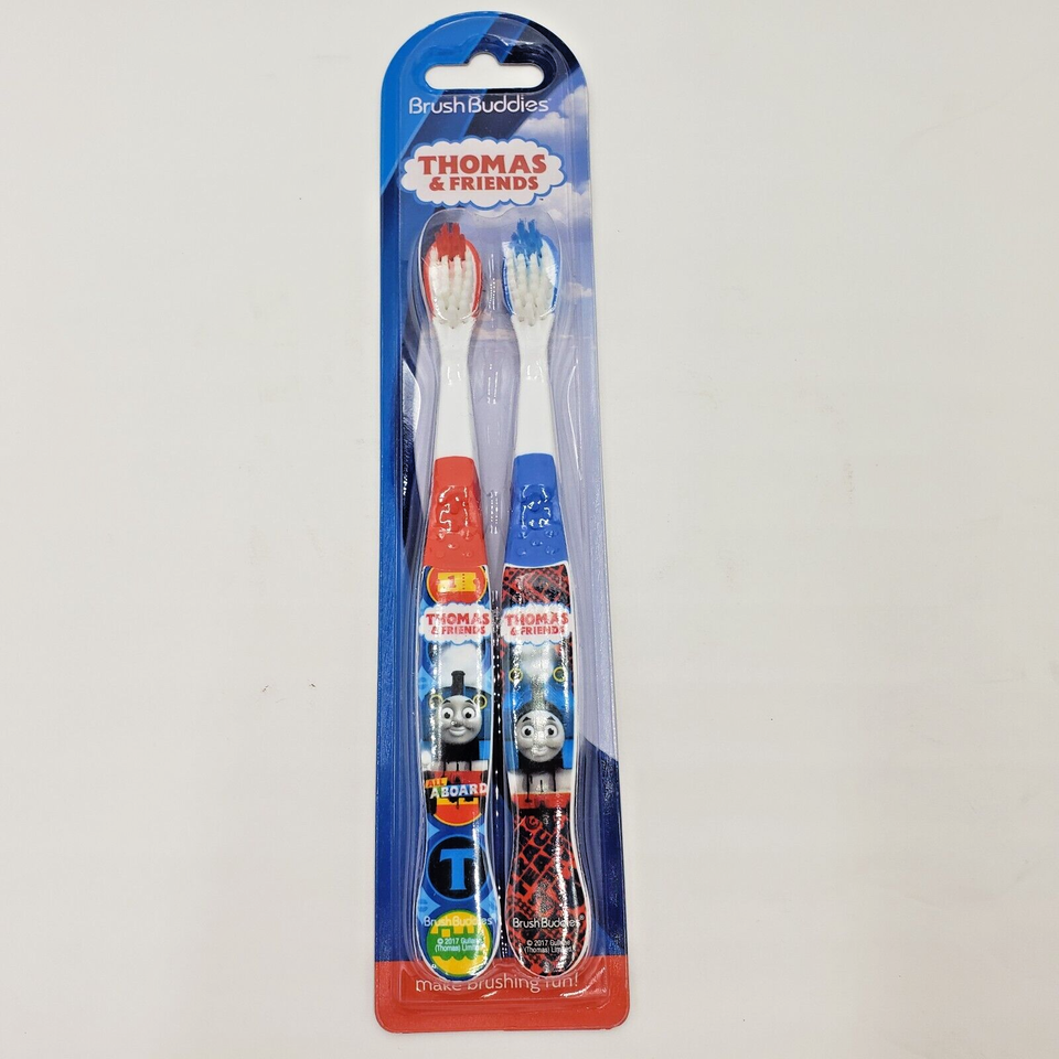 Thomas & Friends Character Toothbrush 2-pk Childs BrushBuddies 2017 ...