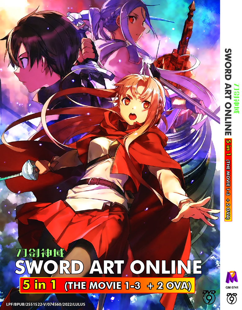 DVD Amine Sword Art Online 刀劍神域 5 in 1 (The Movie + 2OVA) - DVDs & Blu-ray Discs
