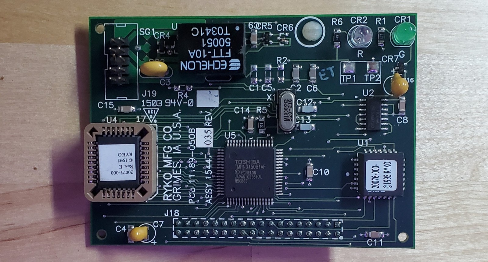 Ryko Car Wash AMTT PCB Assembly Network SBX Repl board 15447-035 ...