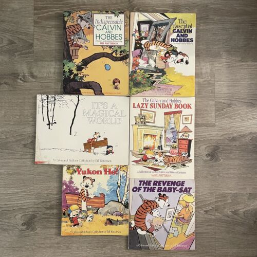 Calvin and Hobbes 8 Book Lot By Bill Watterson - Books