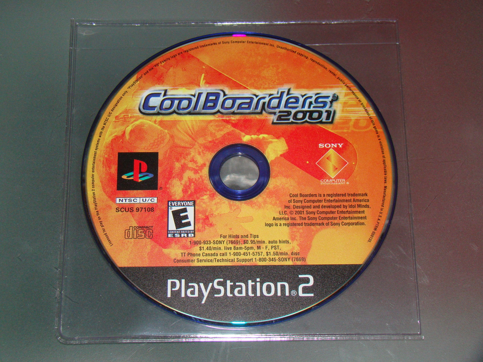 Playstation 2 - Cool Boarders 2001 (Game Only) - Video Games