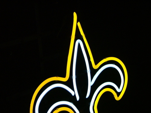 NFL New Orleans Saints Football Beer Bar Neon Light Sign 15" x 14 ...
