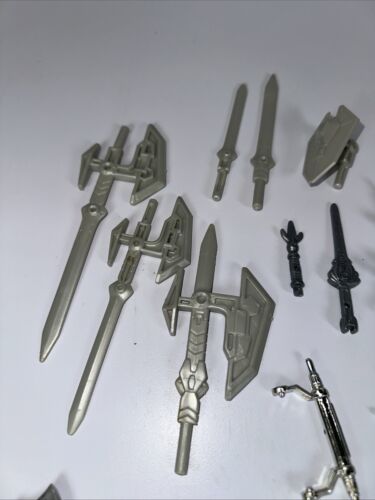 Lot of 32 Vtg 90s Mighty Morphin Power Rangers Weapons Bundle Gun Sword ...