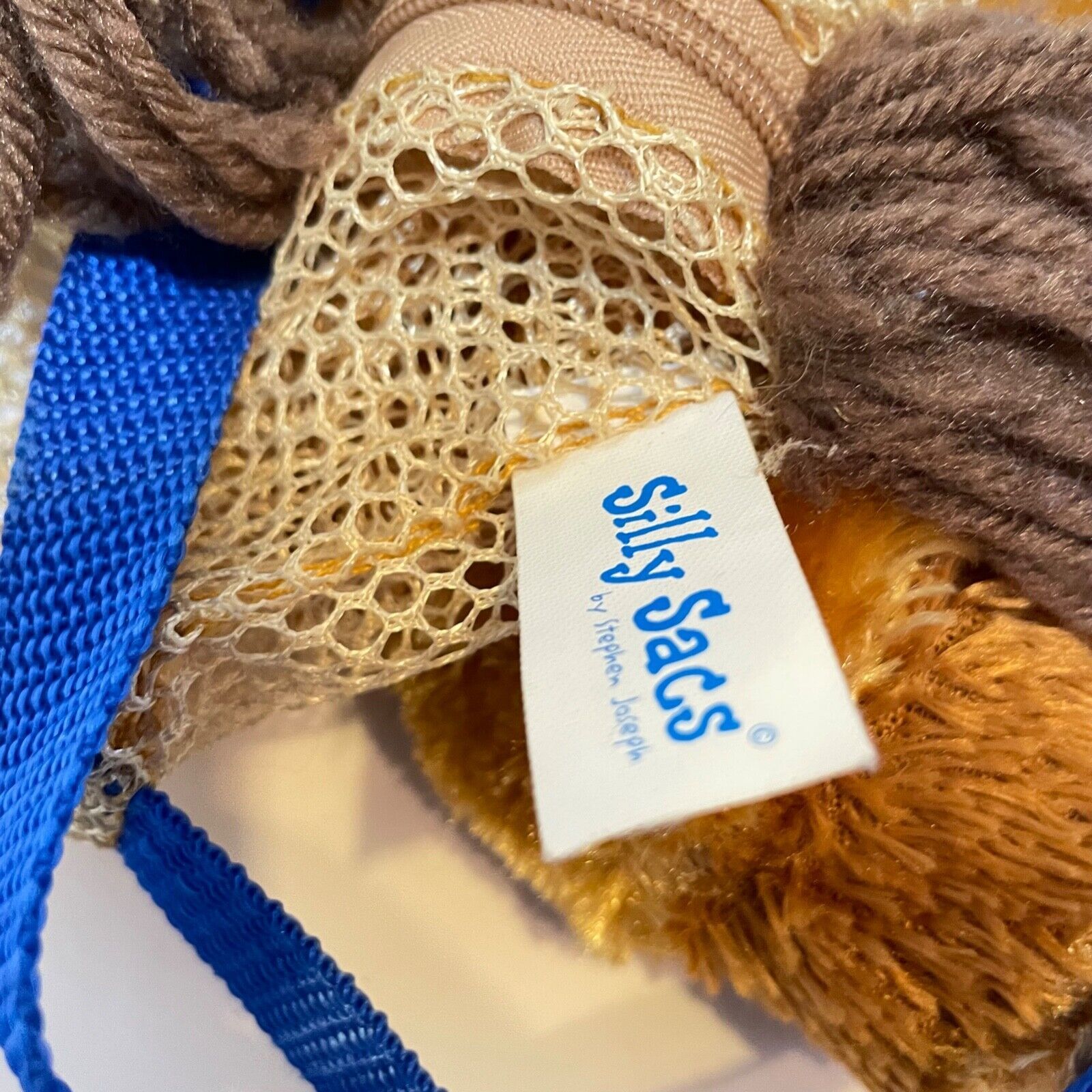 Stephen Joseph Silly Sacs Plush Stuffed Horse Pony Netted Backpack Bag 14" - Other