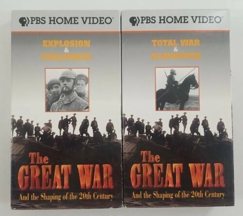 The Great War VHS Explosion & Stalemate - Total War & Slaughter - VHS Tapes