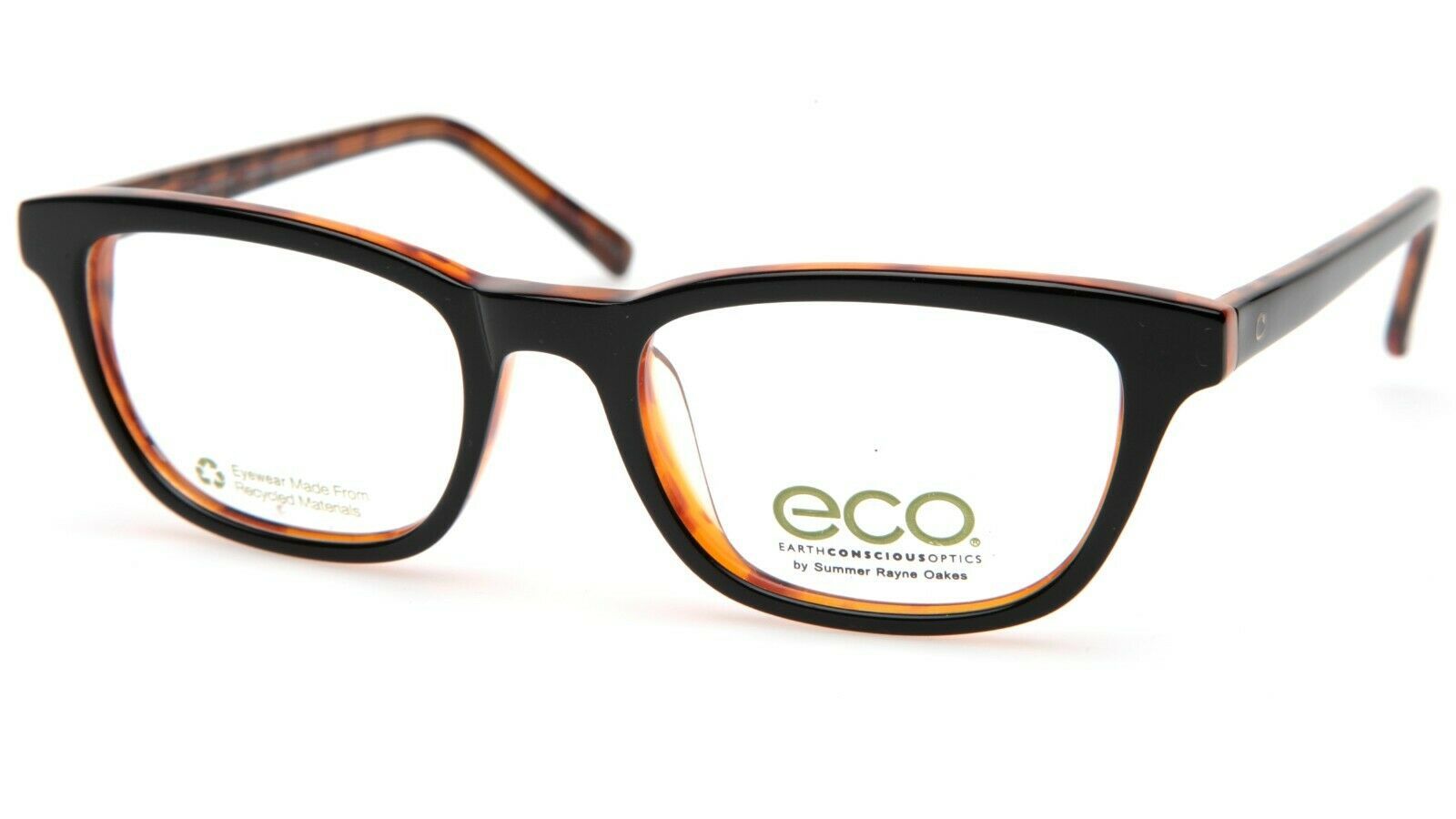New Modo Eco Mod 3000 Blktt Black Tortoise Eyeglasses Frame 51 19 138mm