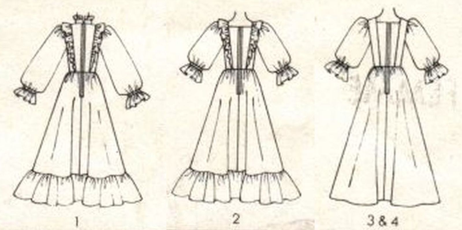 Vtg 1982 Wedding Bridal Bridesmaid Ruffled Dress Gown Petticoat Sew ...