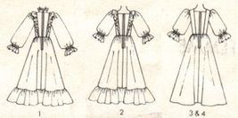 Vtg 1982 Wedding Bridal Bridesmaid Ruffled Dress Gown Petticoat Sew ...