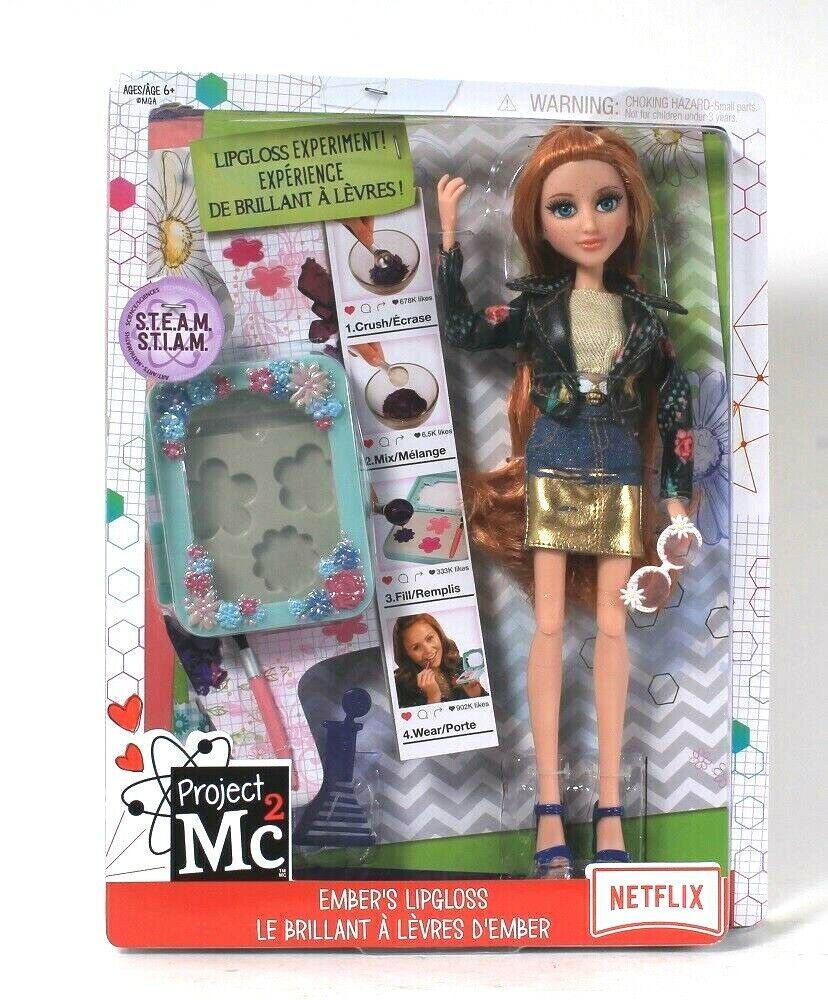 MGA Entertainment Project Mc2 Netflix STEAM Ember's Lipgloss Experiment ...