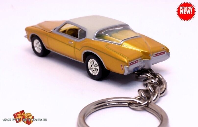RARE KEYCHAIN GOLD 71~73 BUICK RIVIERA BOATTAIL LAND YACHT CUSTOM GREAT ...
