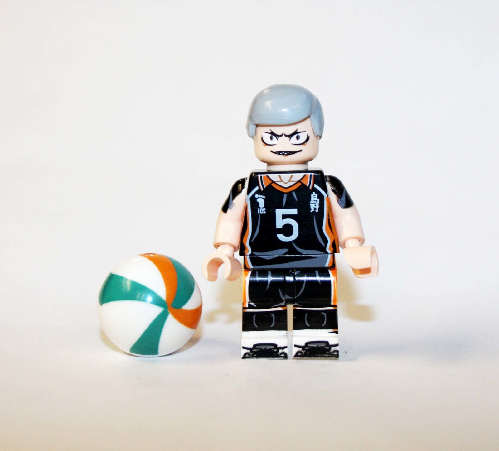 Building Ryunosuke Tanaka Haikyuu!! Cartoon Japanese Anime Minifigure ...