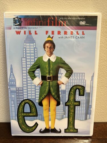 Elf (DVD, 2003, Widescreen) Will Ferrell NEW, SEALED - DVDs & Blu-ray Discs