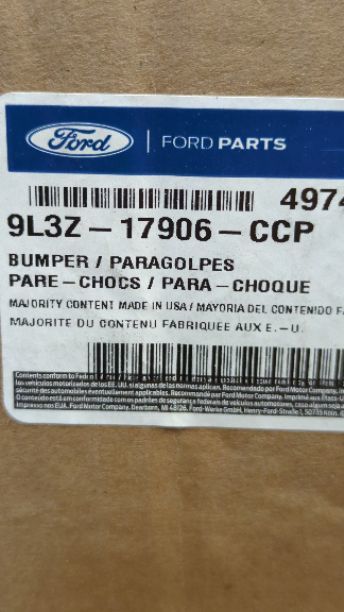 New OEM Genuine Ford Rear Bumper 2009-2014 F150 RH Primer Black 9L3Z ...