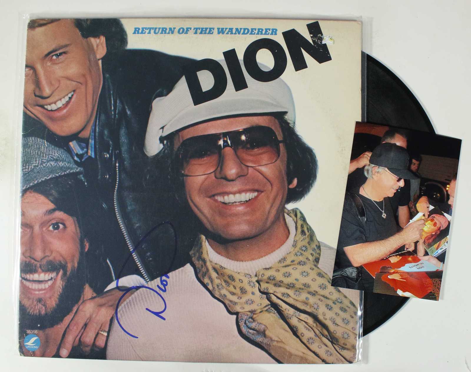 Dion Signed Autographed Record Album w/ Proof Photo - Records