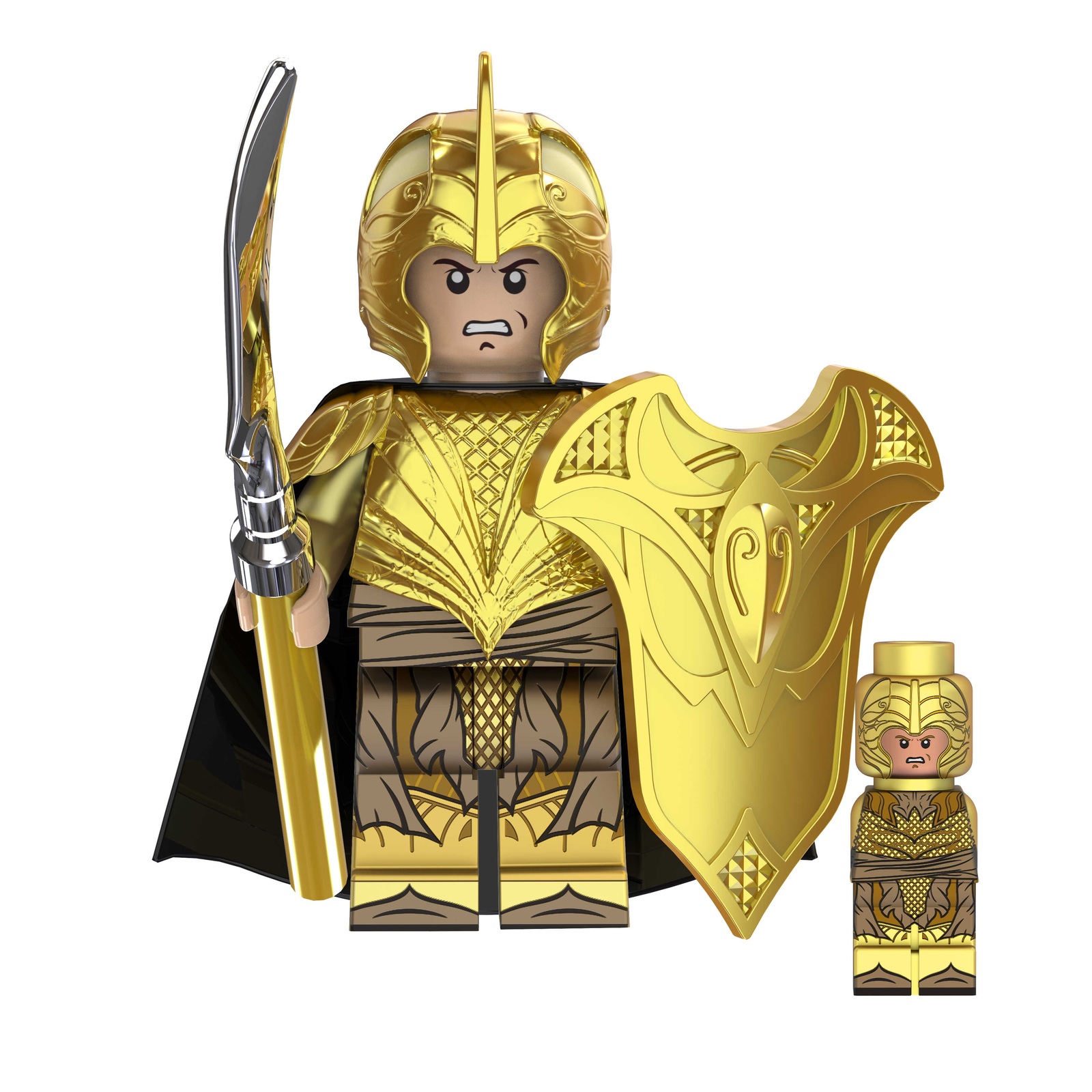 Galadhrim Warrior Elves The Lord of the Rings Minifigures Weapons ...