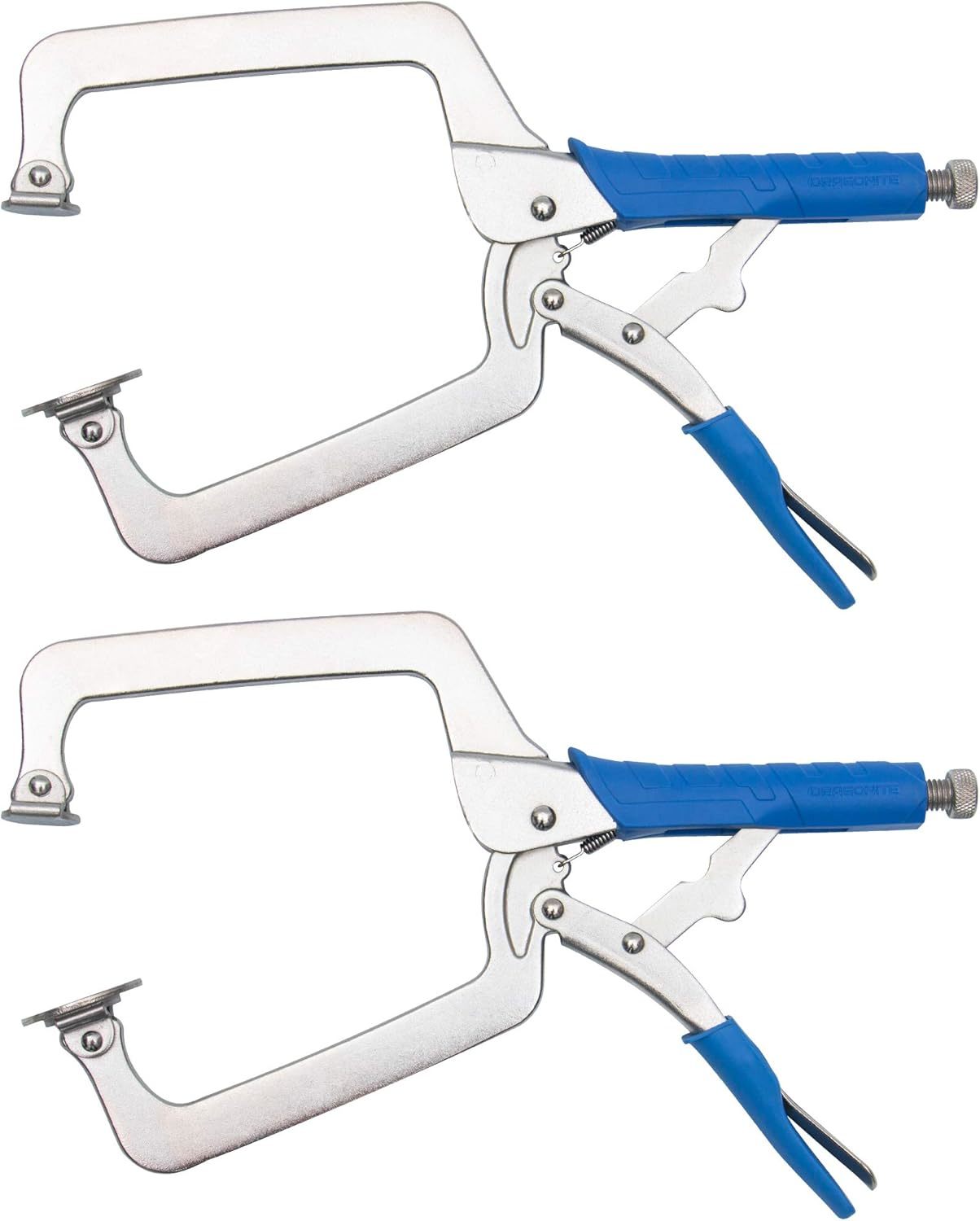 Dragonite Heavy Duty C Clamp, Vise Grip Locking Pliers With Swivel, 2 ...
