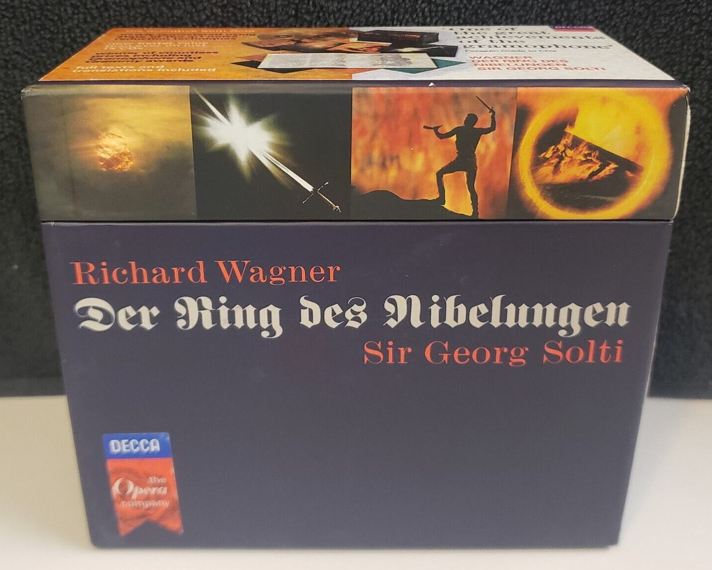SIR GEORGE SOLTI Der Ring des Nibelungen DECCA Opera 14 CD BOX SET With Booklets - CDs