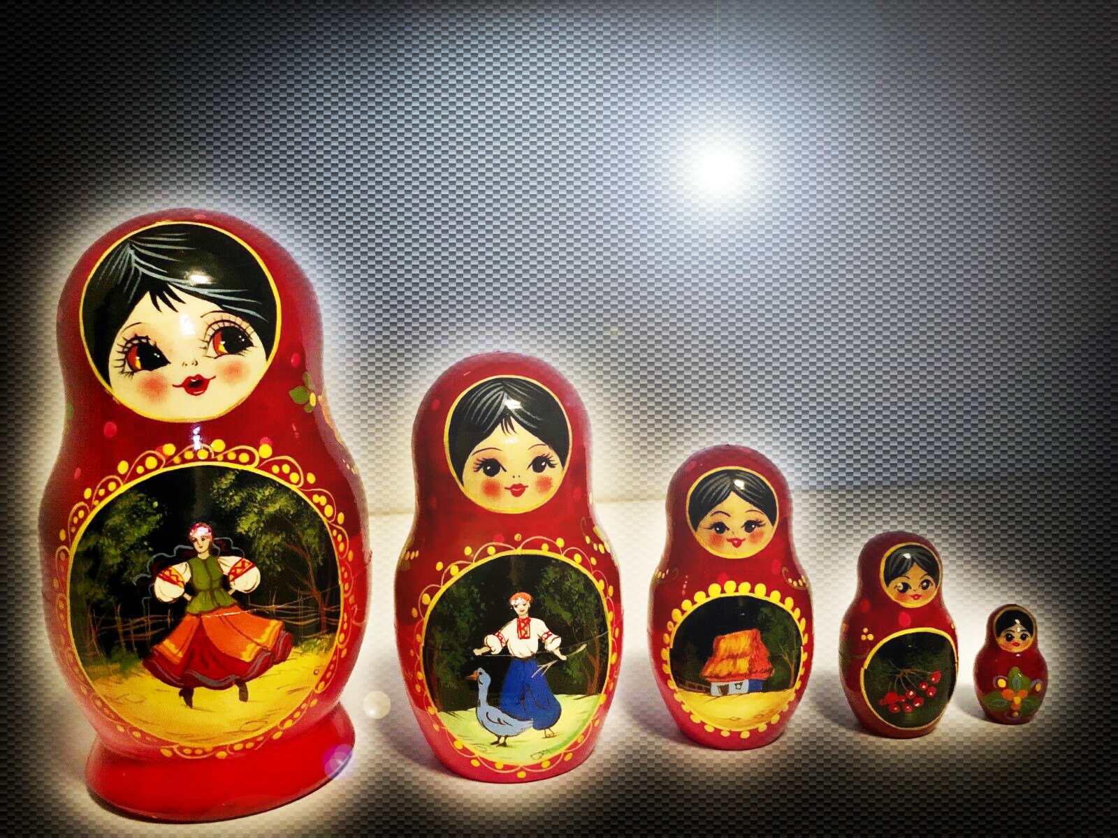 HAUNTED NESTING DOLLS THE EXTREME SLIM DOWN EXTREME SECRET MAGICK OOAK ...