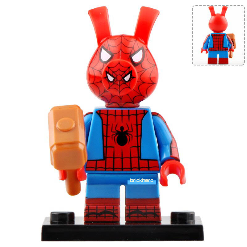 Spider-ham Spider-man Into The Spider-verse Lego Custom Minifigure ...