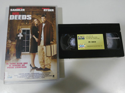 Mr Deeds Adam Sandler Winona Ryder VHS Film Tape Collectionneurs ...