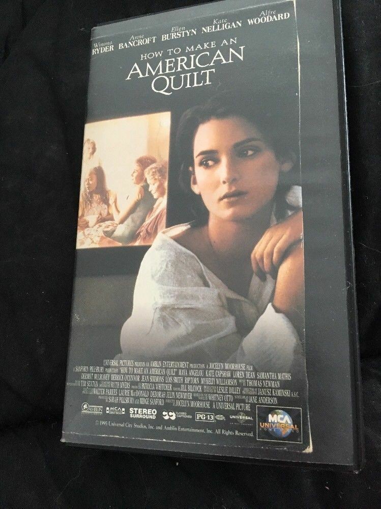 How to Make an American Quilt (VHS, 1996) Wynona Ryder Anne Bancroft ...