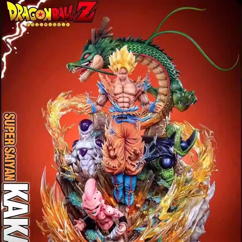 Anime Ssj3 Goku Dragon Ball Figures Gk Super 3 Son Goku Action Figures