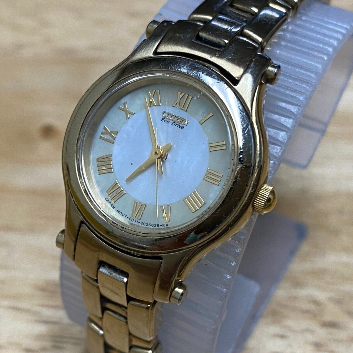 Citizen Eco-Drive E031 Lady Gold Tone MOP and 50 similar items