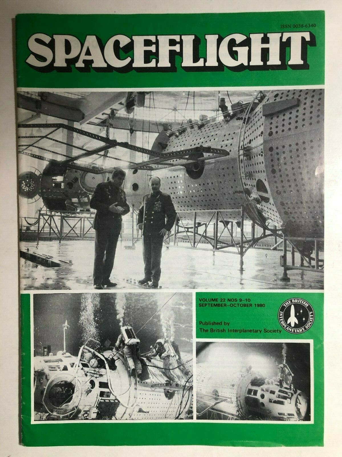 SPACEFLIGHT British Interplanetary Society magazine September 1980 ...