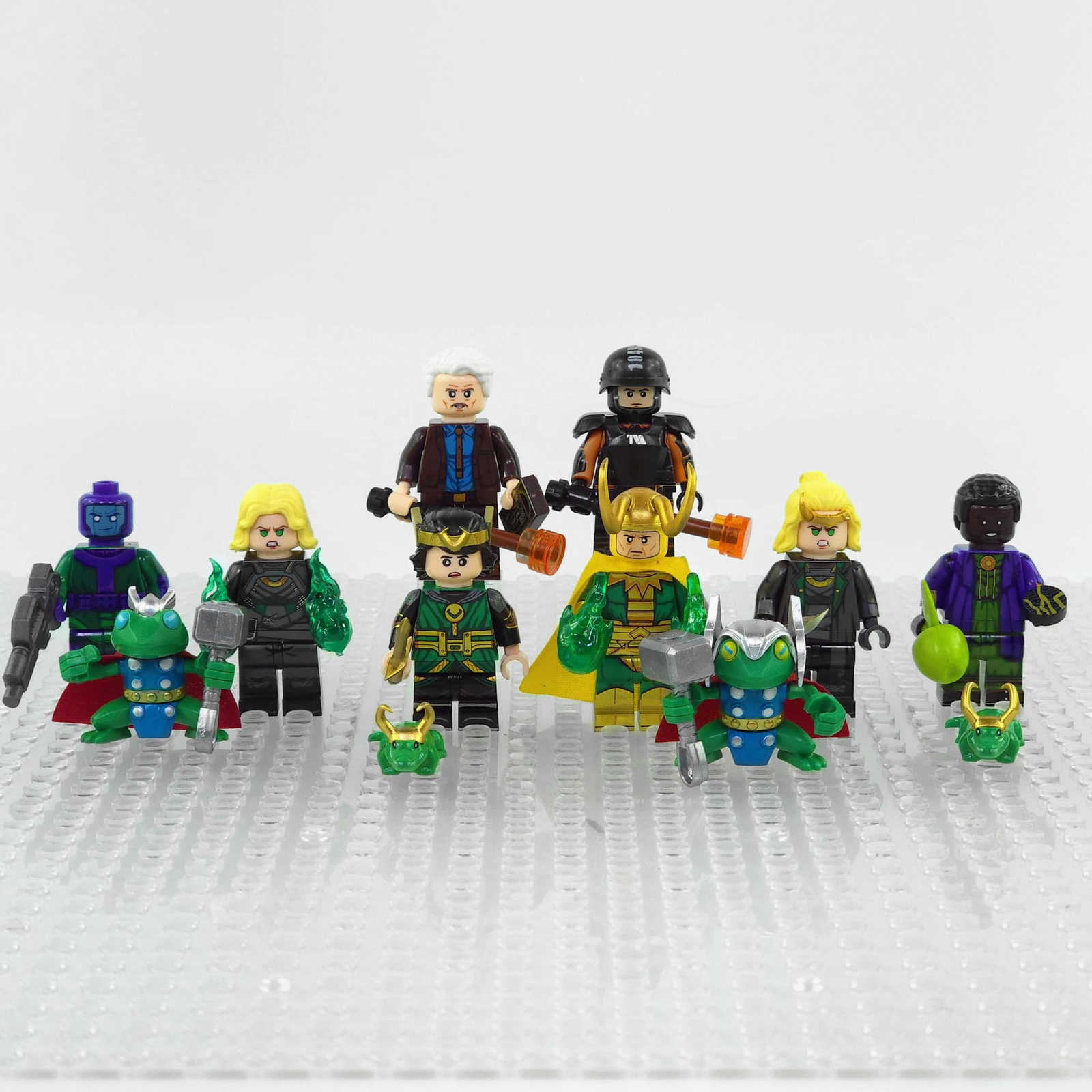 Loki Variants Sylvie Mobius TVA Hunter Kang the Conqueror 8pcs ...