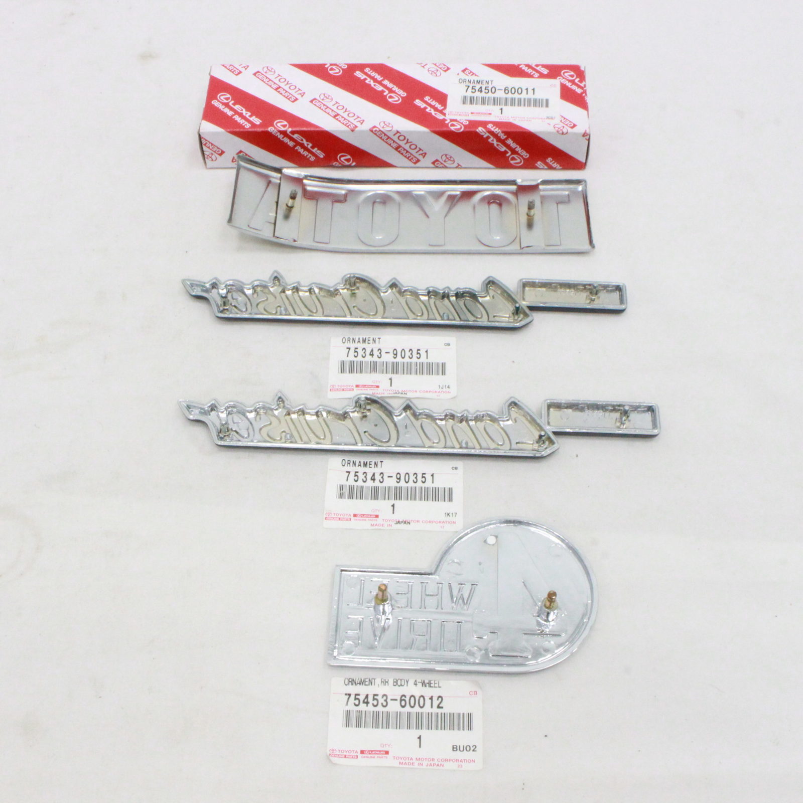 Toyota Land Cruiser FJ40 BJ40 40 Series Emblem Decal Plate Logo Symbol ...