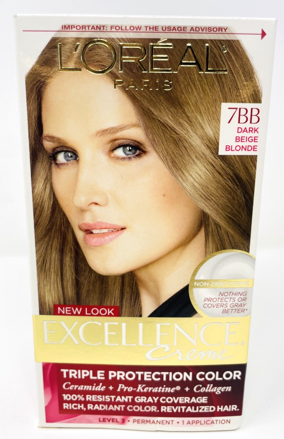 Loreal Paris Excellence Creme 7NN Dark Beige Blonde Hair Color Dye ...